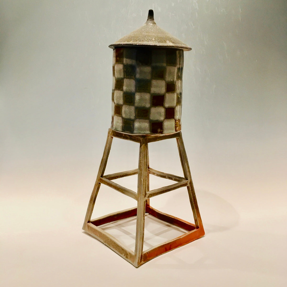Checkerboard water tower – LoCA.art