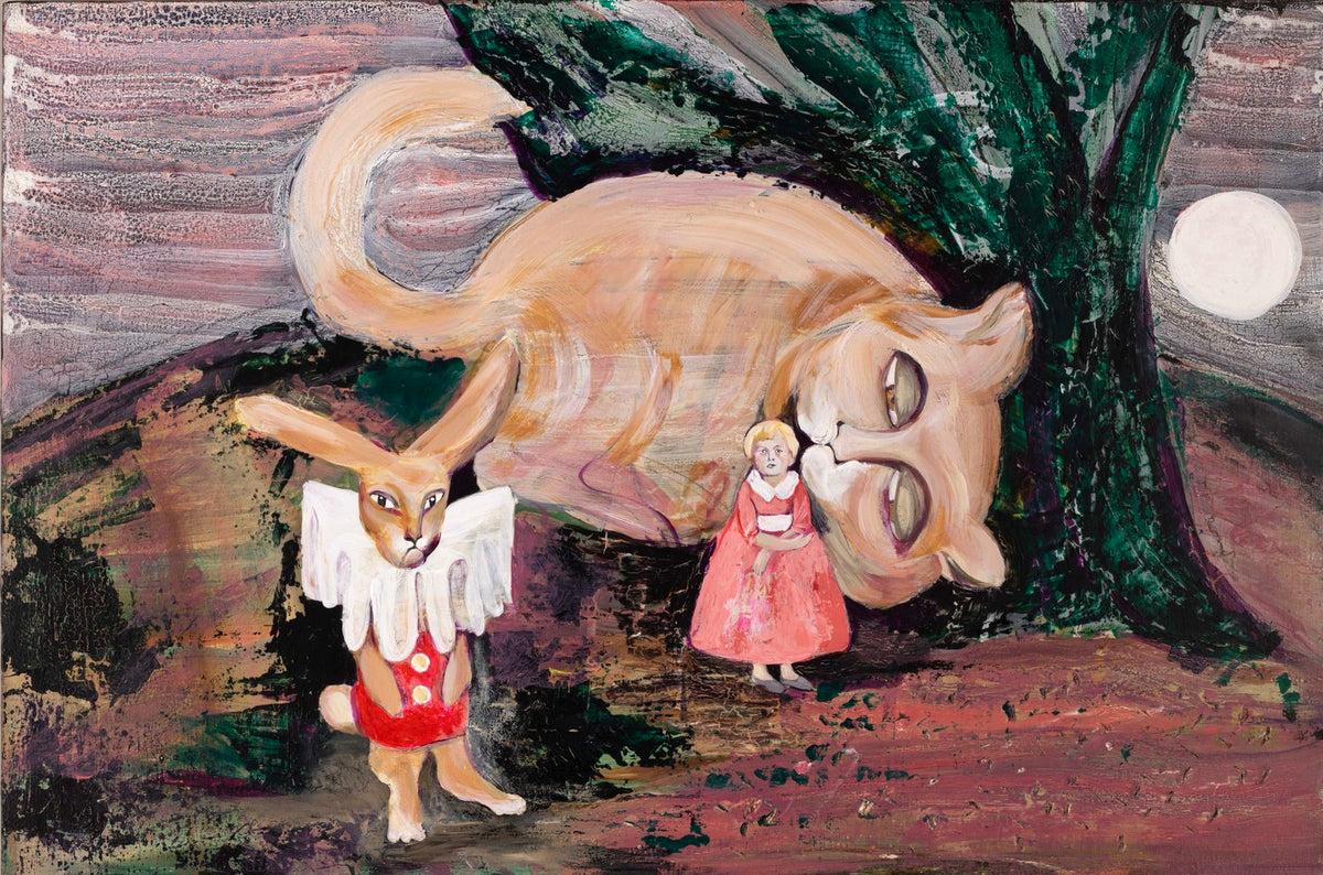 Self portrait with the moon – LoCA.art